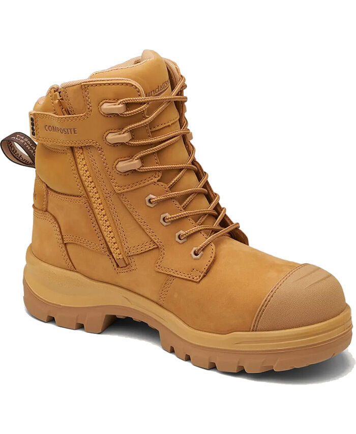 Blundstone 8560 RotoFlex Wheat Water-Resistant Nubuck 150mm Zip Side ...