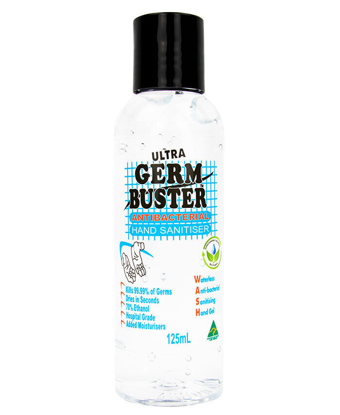 Germ Buster Anti-Bacterial Hand Gel 125ml Fliptop - Jackson Agencies